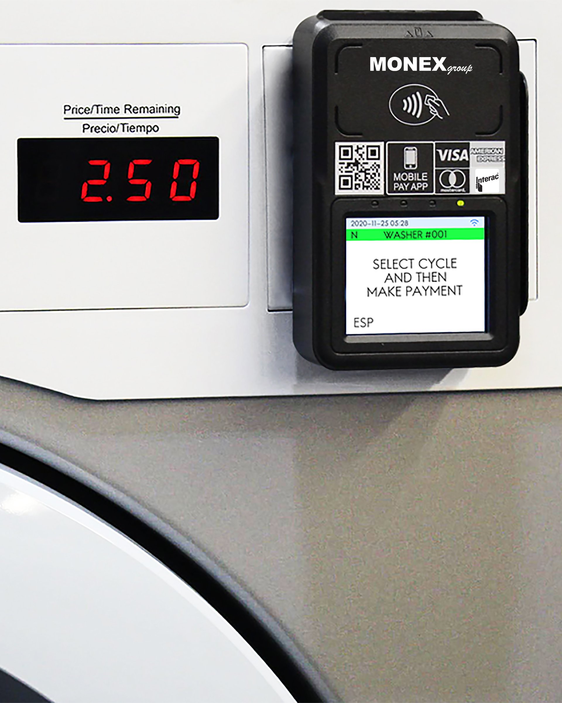 MONEXgroup - Unattended Payment System - Laundry Terminal