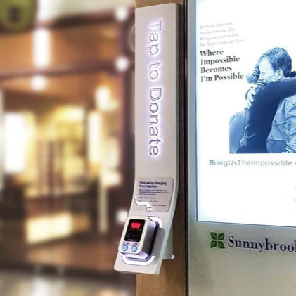MONEXgroup - Unattended Payment System - Tap to Donate Kiosk